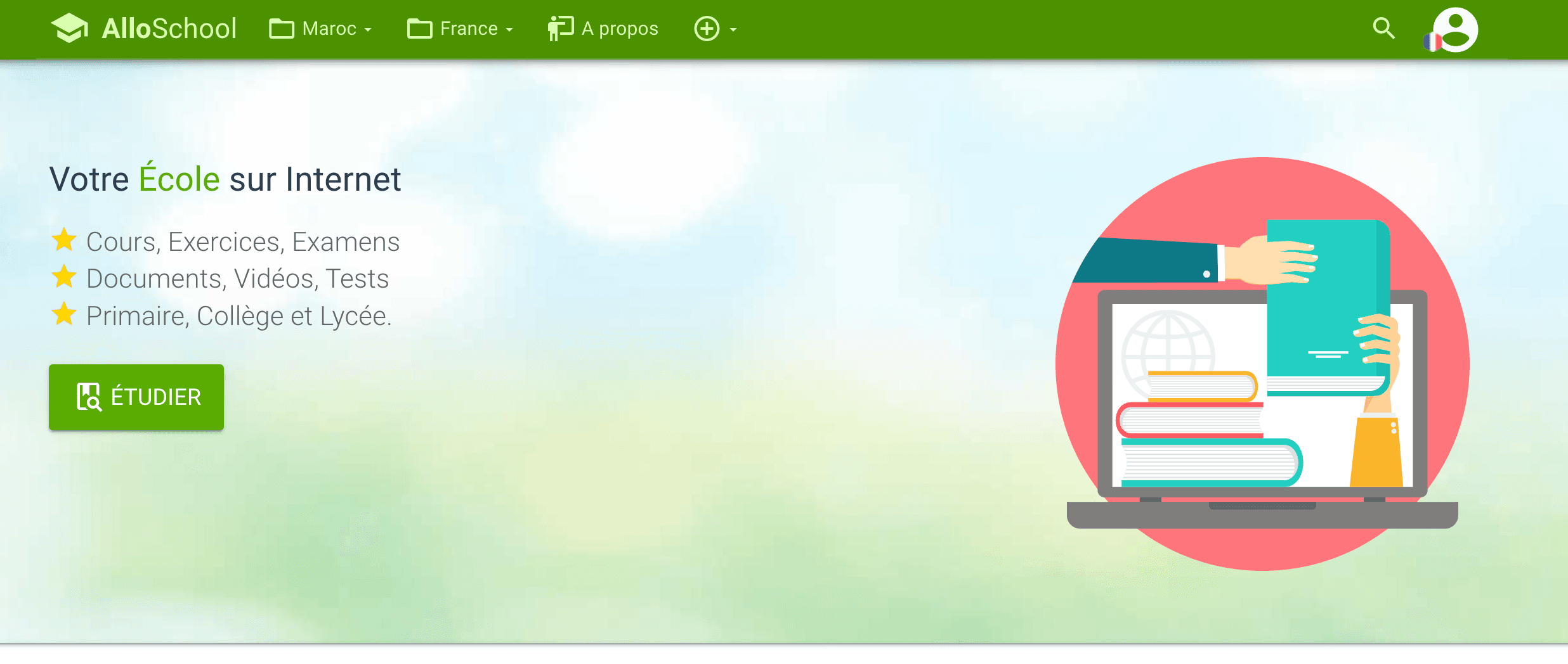 منصة Alloschool دروس الدعم على الأنترنت - Estifada.net