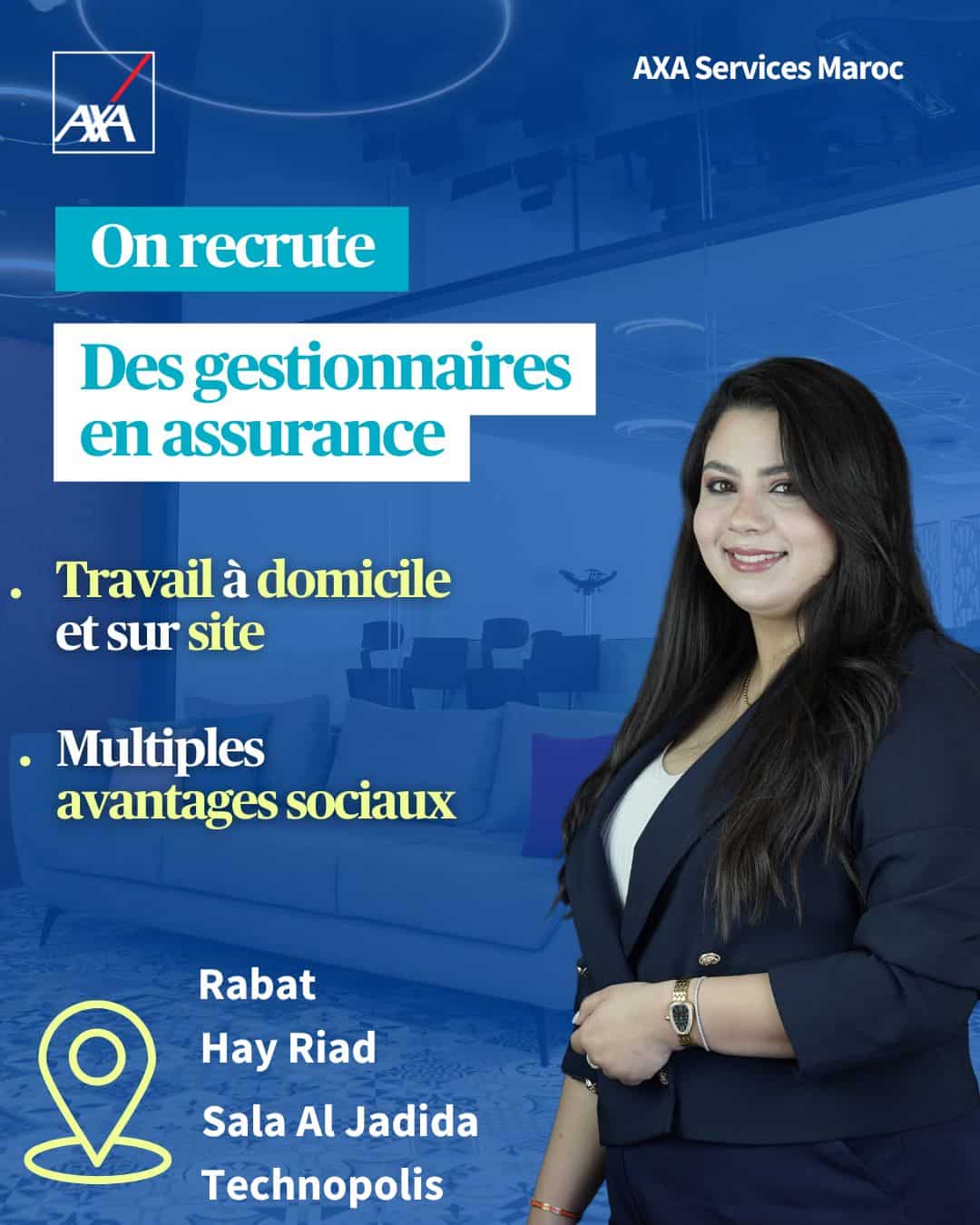 AXA Services Maroc recrute des Gestionnaires - Estifada.net